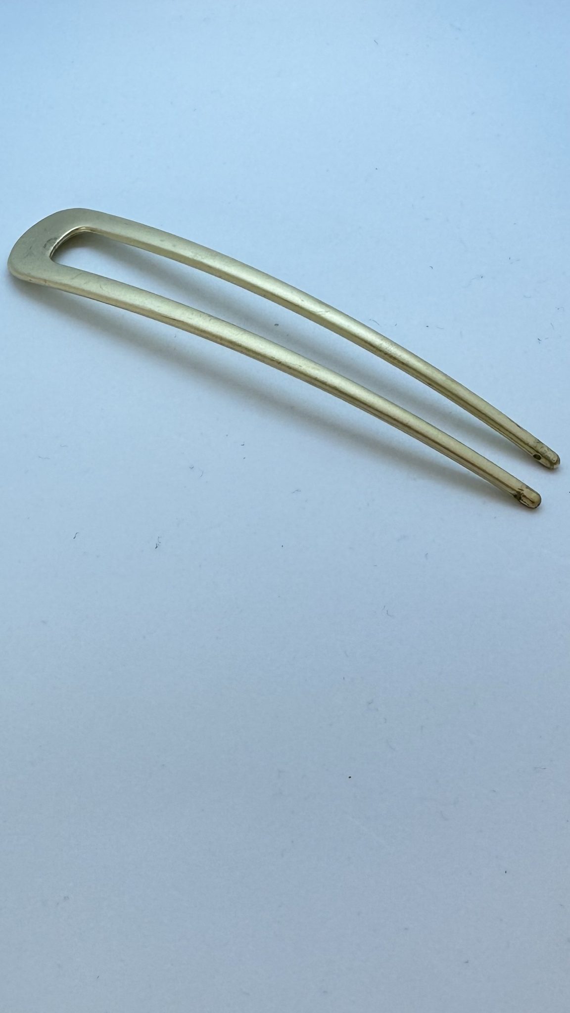Brass colour hair pin - Devon Curl Specialist